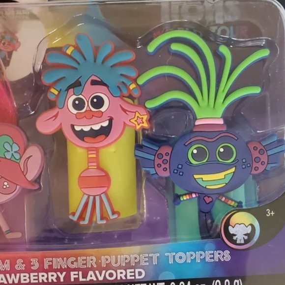 Dreamworks | Makeup | Trolls World Tour Jumbo Lip Balm Finger Puppet ...
